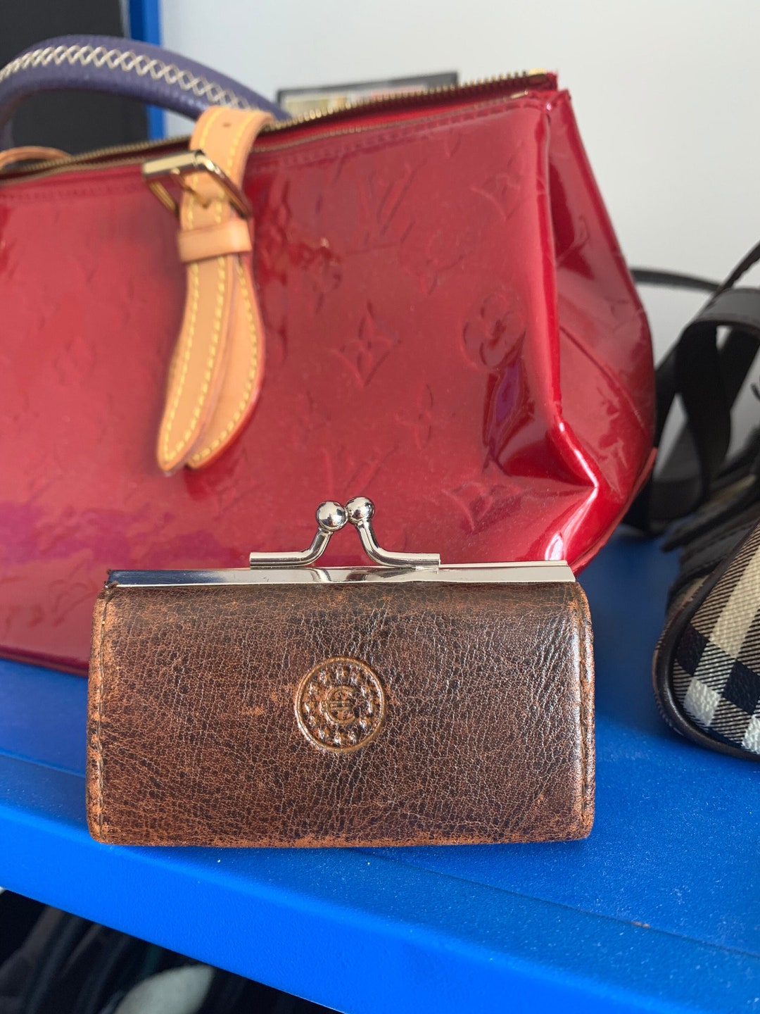 Vintage Brown Leather Euro Coin Purse! - Etsy