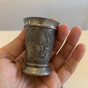 Vintage Set of 3 Pewter German Drinking Cups! - Etsy