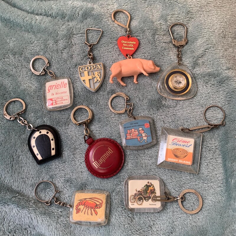 Vintage Keychain - Etsy