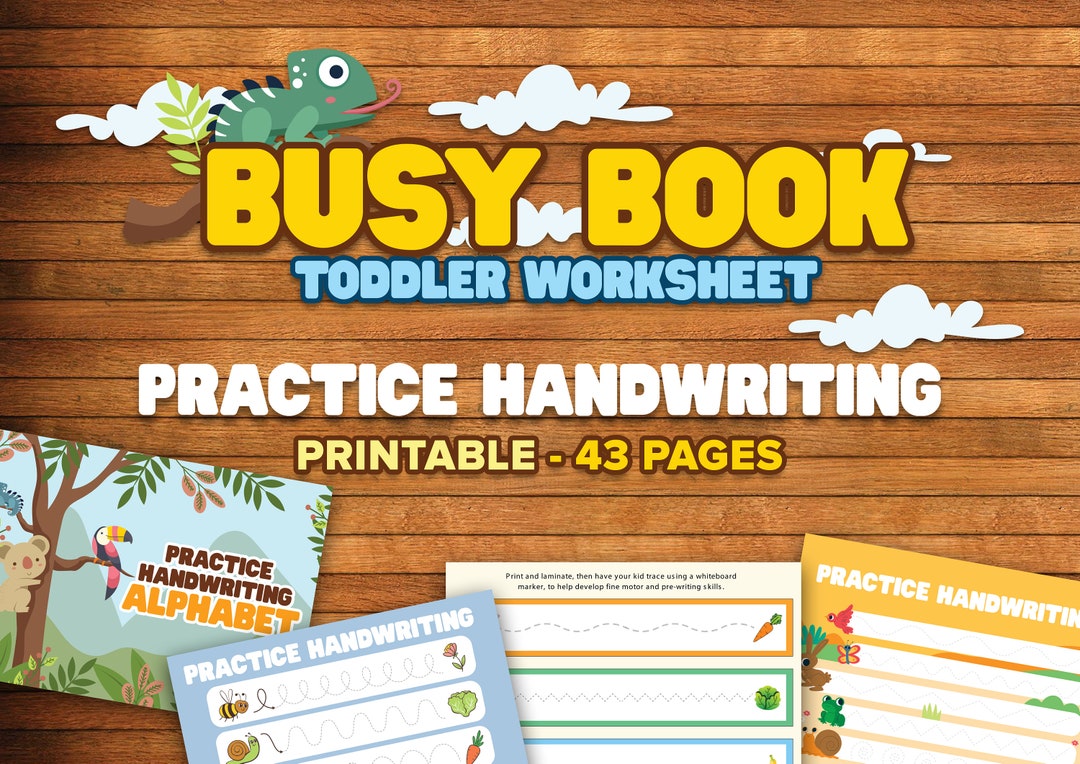 Printable Toddler Busy Books, Preschool Activities, Interactive Kids ...