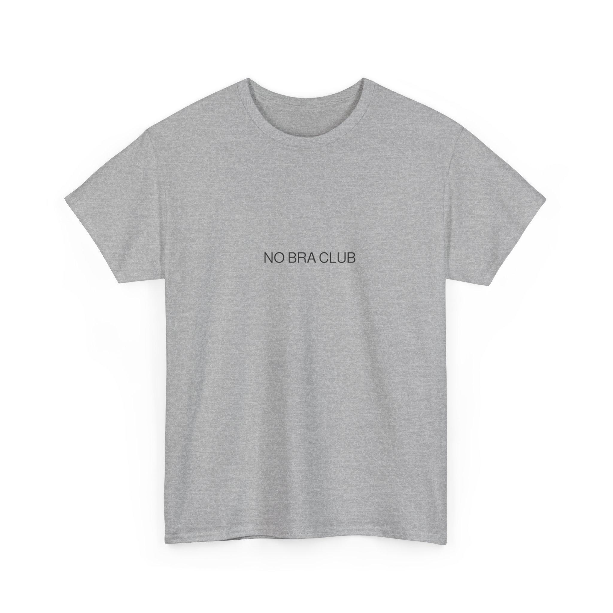 NO BRA CLUB Cotton Tee - Etsy