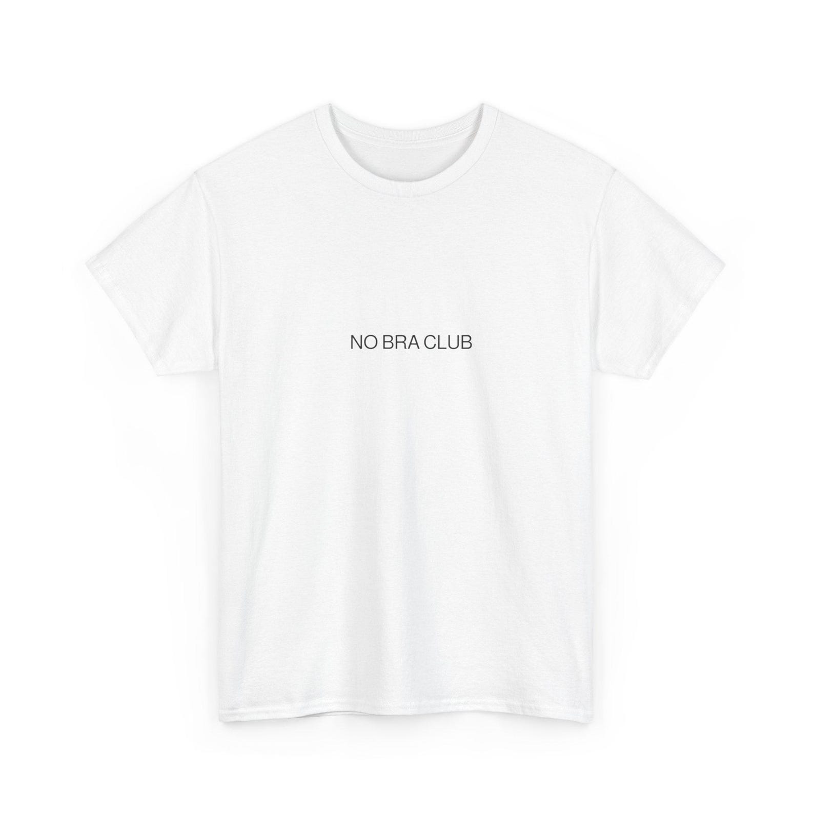NO BRA CLUB Cotton Tee - Etsy