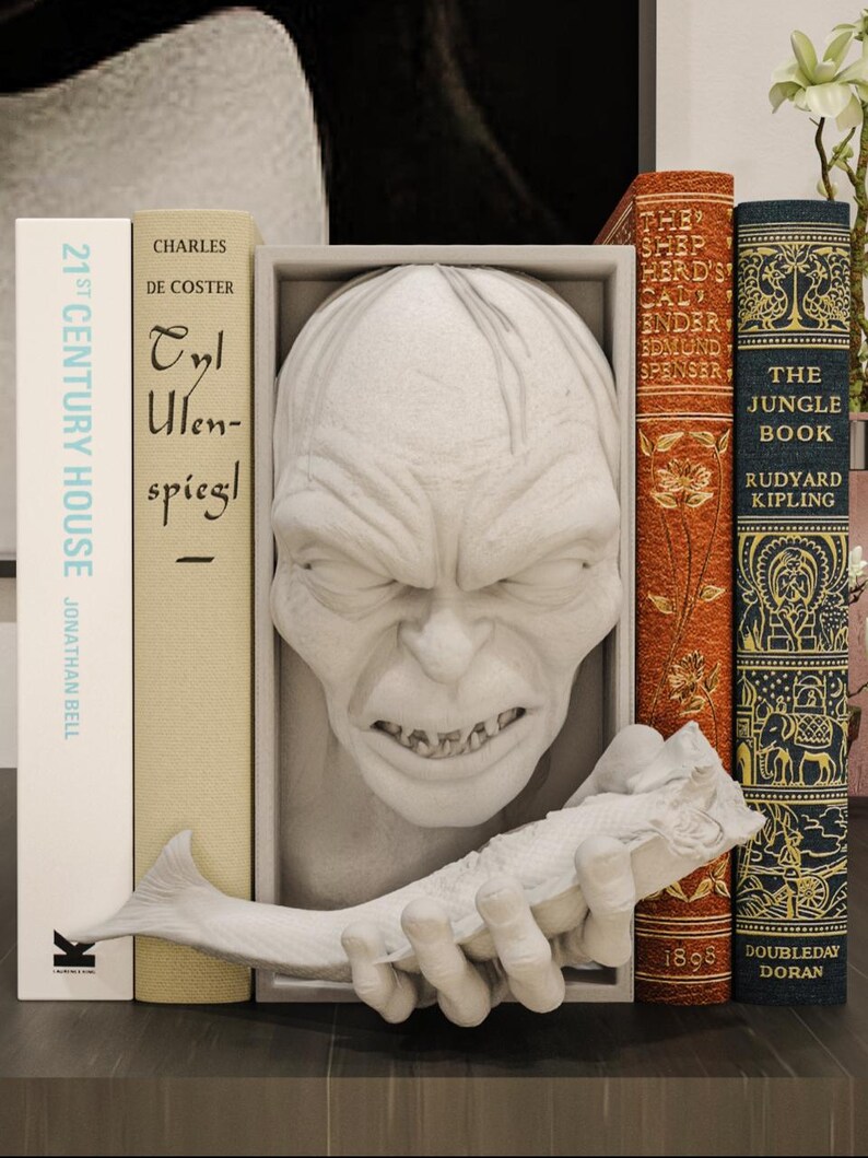 Gollum Book Nook + Wall Mount - the Lord of the Rings - Etsy Australia