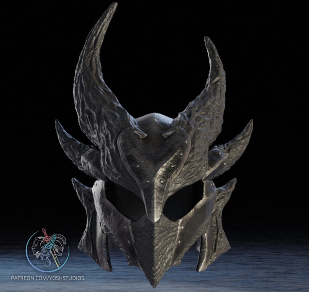 Skyrim Daedric Helmet - Cosplay - Etsy