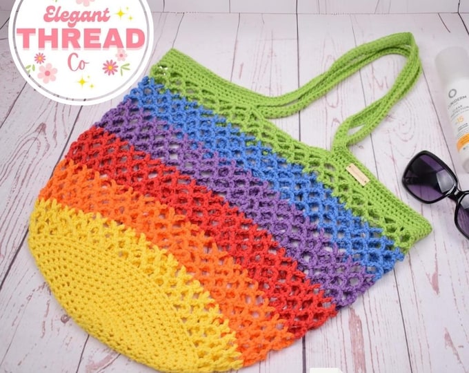 Ocean Theme Crochet Shoulder Bag - Etsy