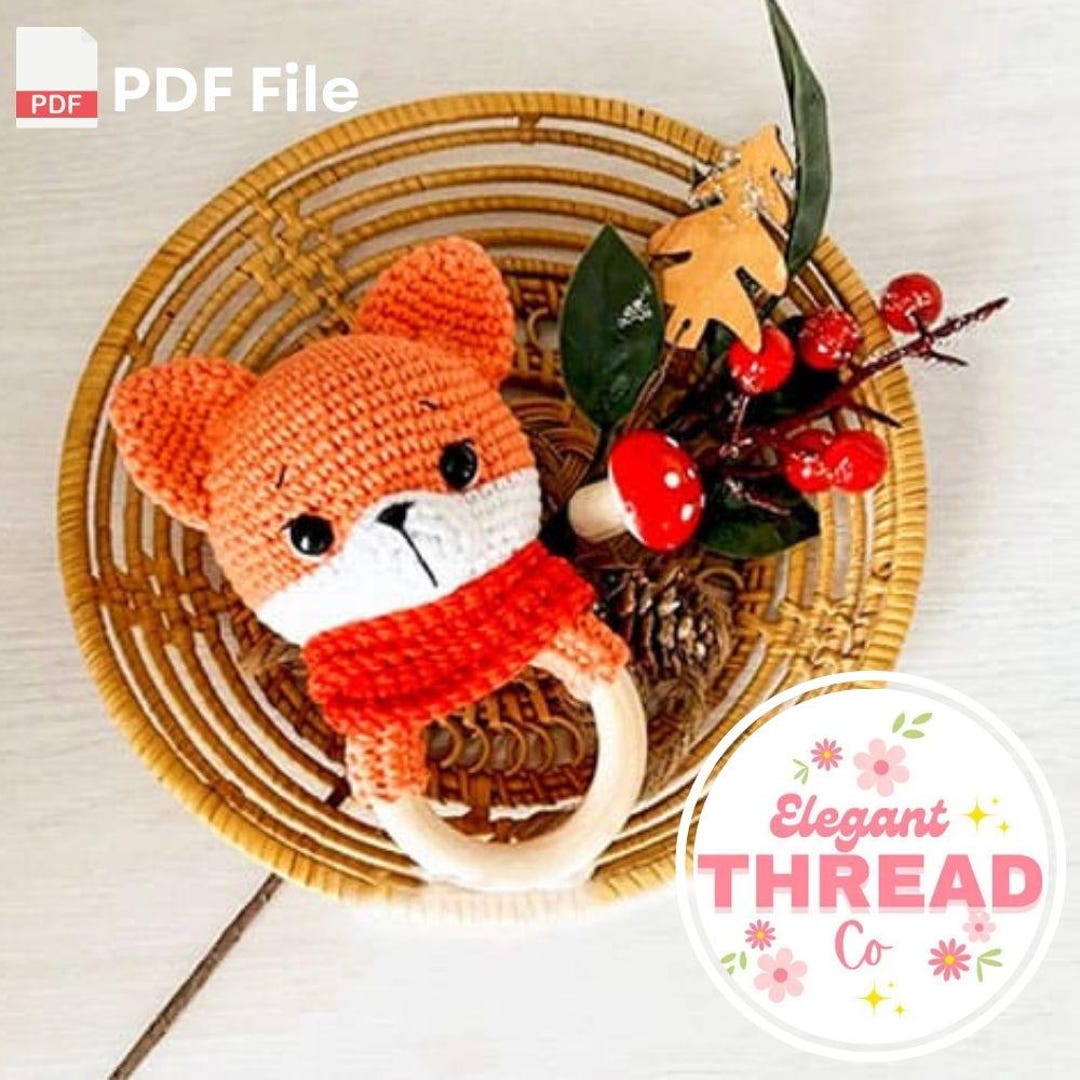 Baby Shower Gift, Animal Crochet Rattle, Baby Shower Ideas, Newborn ...