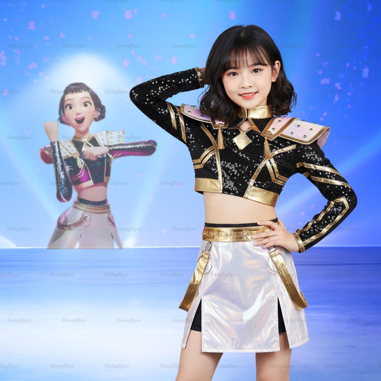 Disfraz de Zoey de Cazadora de Demonios Kpop para adulto y niño ...