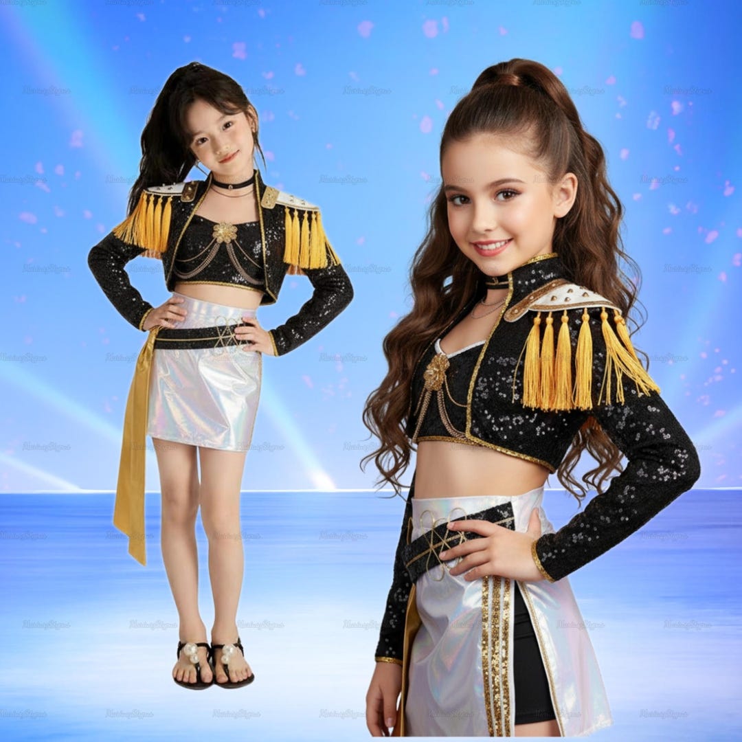 Mira Kpop Demon Hunters Cosplay Costume Adult Kid, Zoey Golden ...