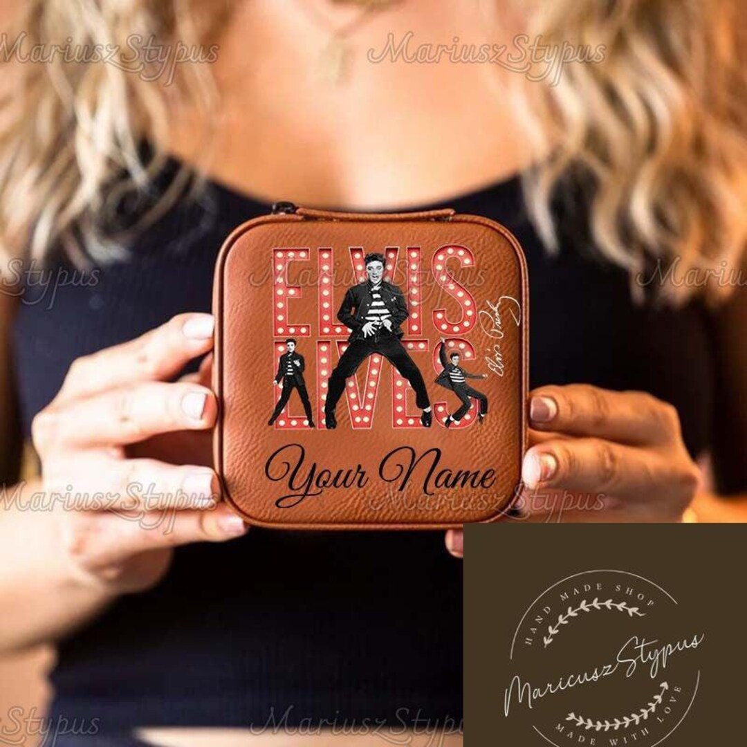 Elvis Travel Jewelry Box, Elvis King Jewelry Case, King of Rock and ...