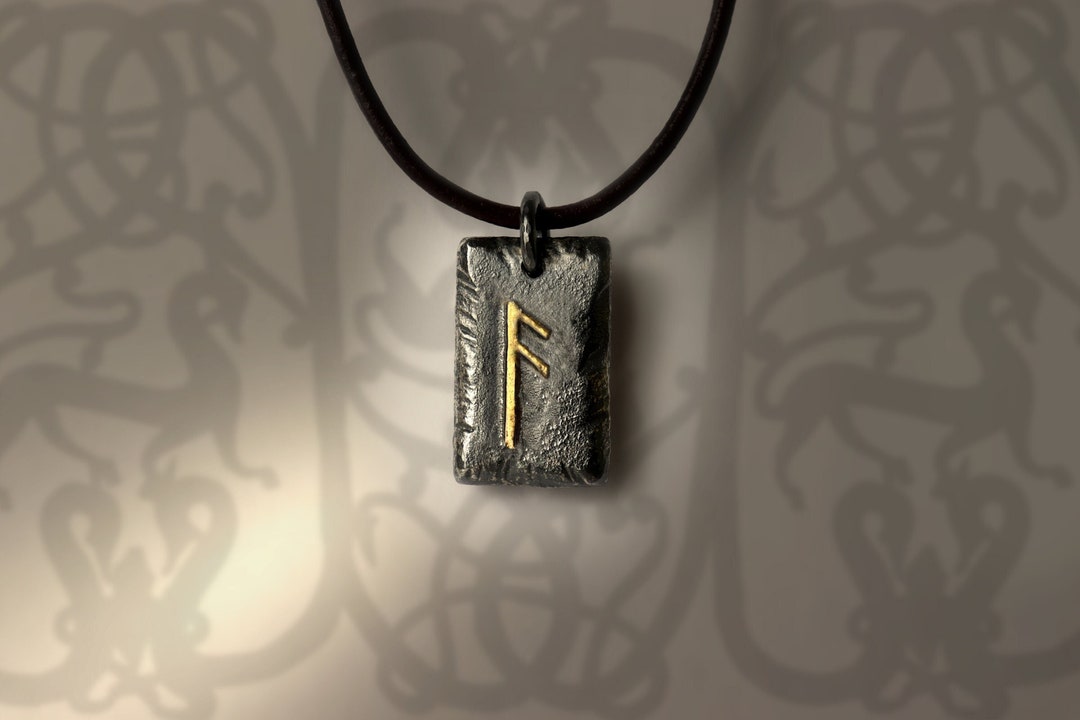 Ansuz 'A' Rune Pendant - Norse Mythology Gods Amulet | Wisdom, Poetry ...