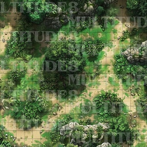 Forest Path, Battle Map, Dnd Battle Map, Dungeons and Dragons, Tabletop ...