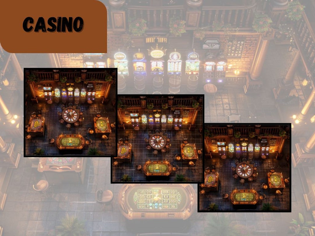 Casino, Battle Map, Dnd Battle Map, Dungeons and Dragons, Tabletop ...