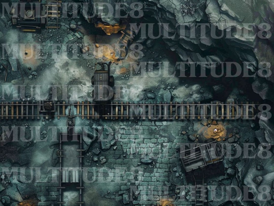 Mine Map,battle Map,dnd Battle Map,dungeons and Dragons,tabletop ...