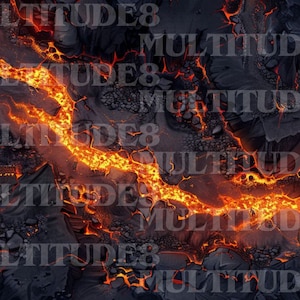 Lava Mountain, Battle Map, Dnd, Dungeons and Dragons,tabletop Simulator ...