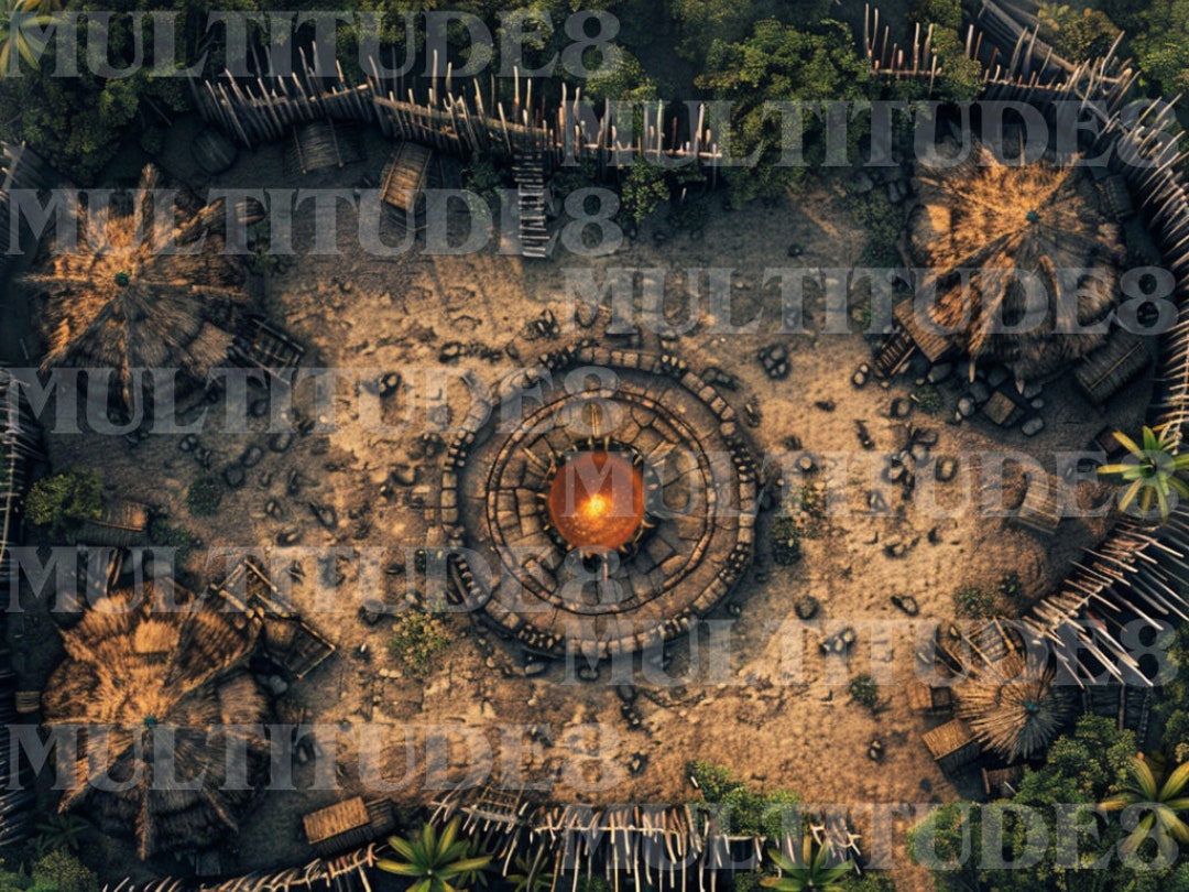 Ogre Village Map,battle Map,dnd Battle Map, Dungeons and Dragons ...