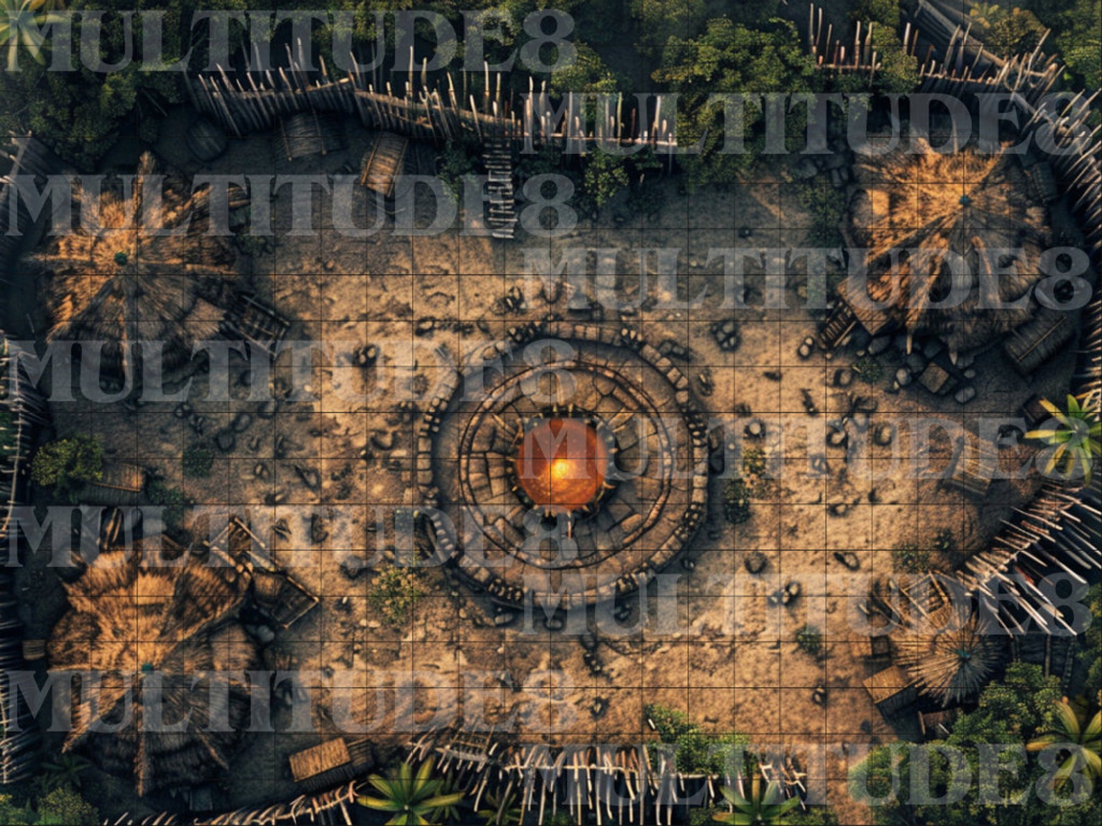 Ogre Village Map,battle Map,dnd Battle Map, Dungeons and Dragons ...