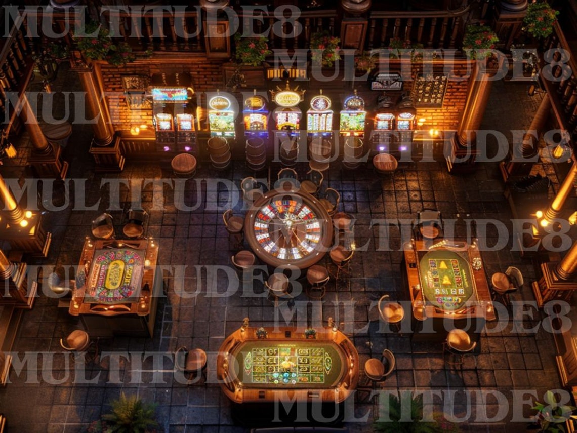 Casino, Battle Map, Dnd Battle Map, Dungeons and Dragons, Tabletop ...