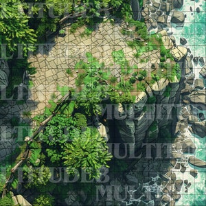 Cliff Day Map, Battle Map, Dnd Battle Map, Dungeons and Dragons ...