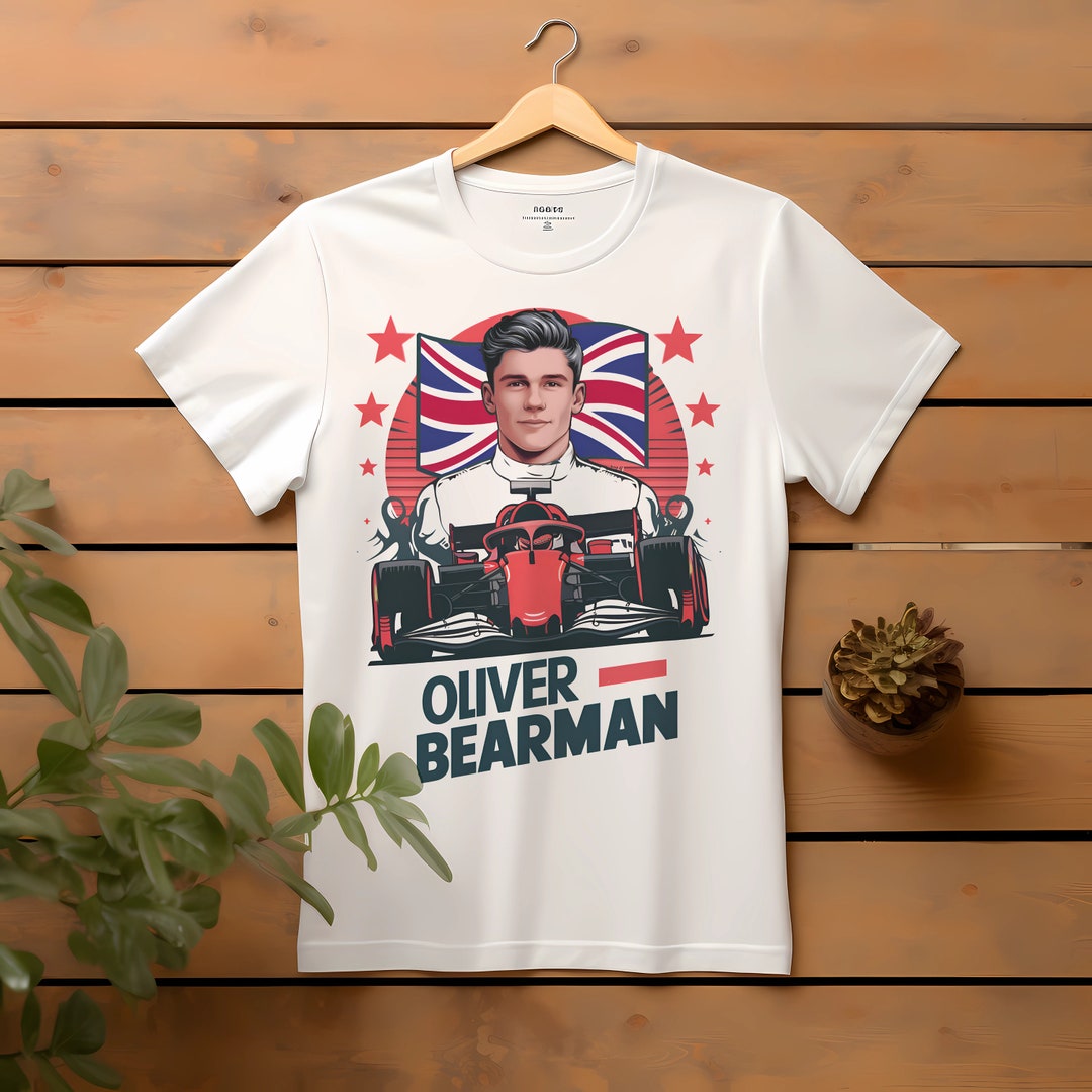 Oliver ollie Bearman Tshirt, F1 Racing Unisex Tshirt, Formula One Shirt ...