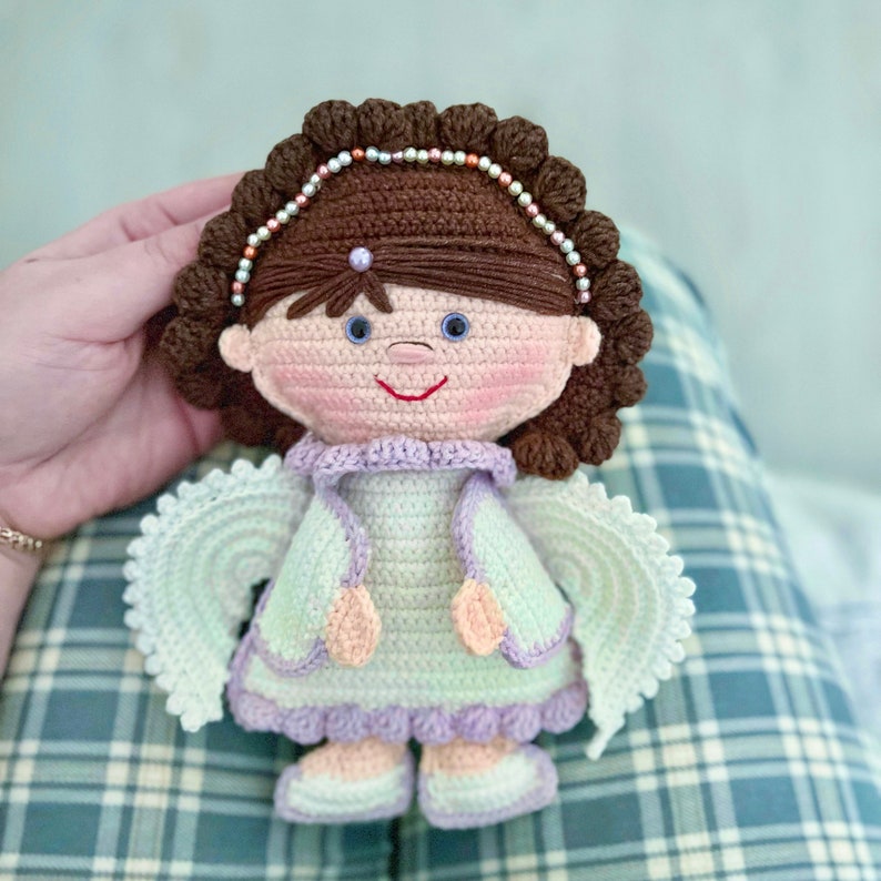 Crochet Snuggler Angel Pattern, Amigurumi Easter Angel Pattern, Angel ...
