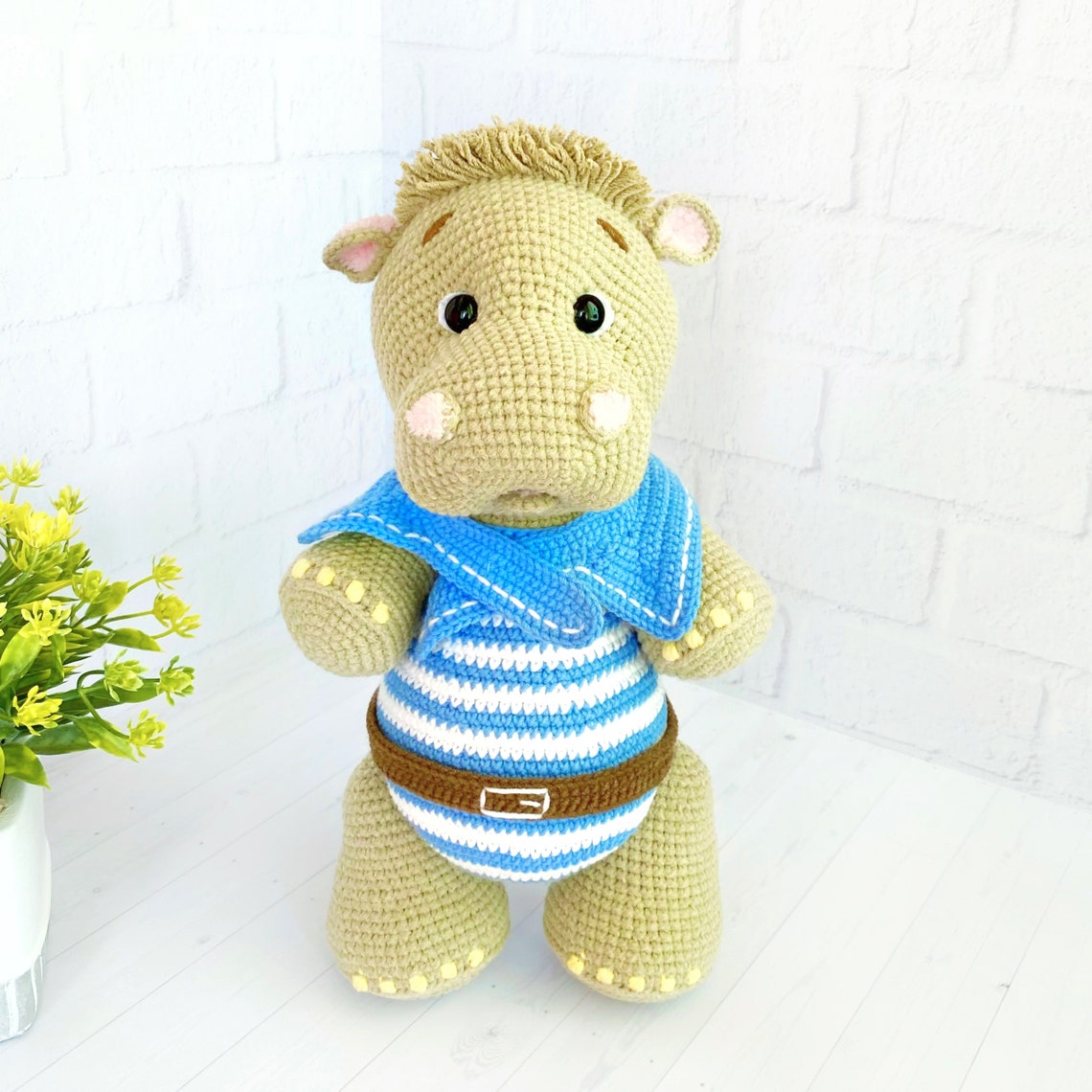 Crochet Hippo Pattern Amigurumi Hippo Pattern Crocheted Lovely Pattern ...