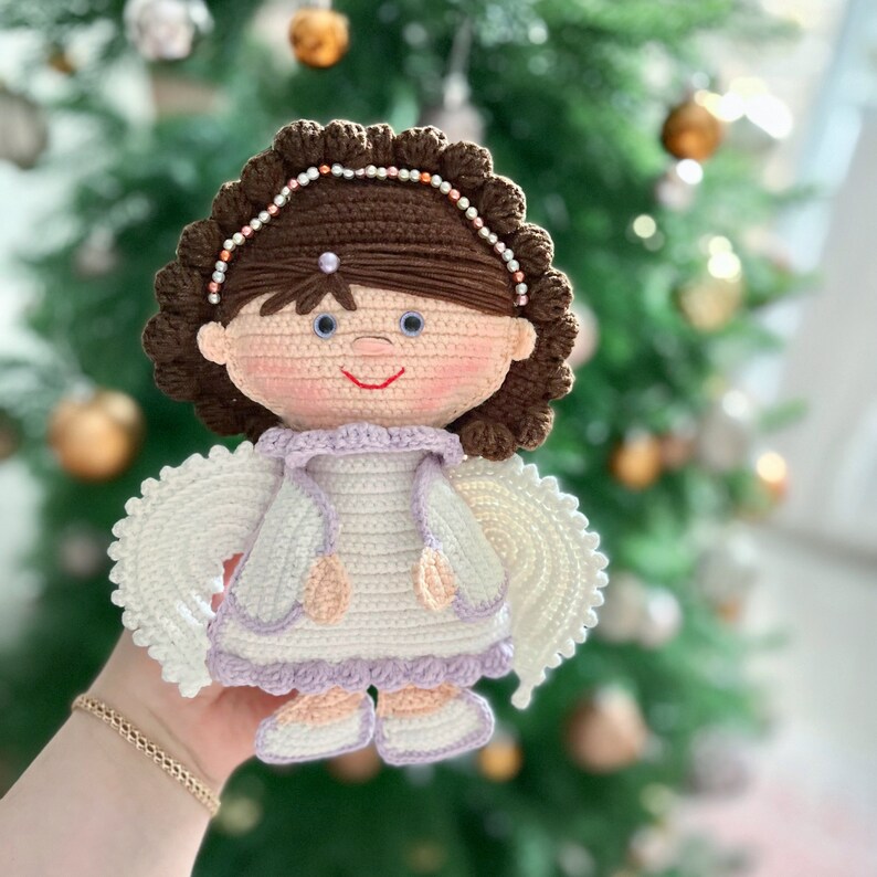 Crochet Snuggler Angel Pattern, Amigurumi Easter Angel Pattern, Angel ...