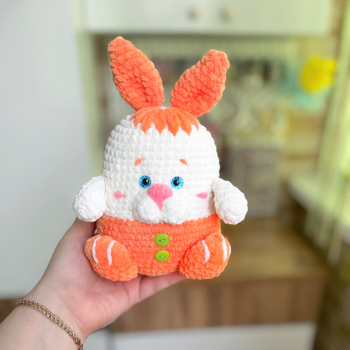 Crochet Plush Bunny Toy Pattern: Amigurumi Easter Rabbit (PDF Pattern) - Etsy