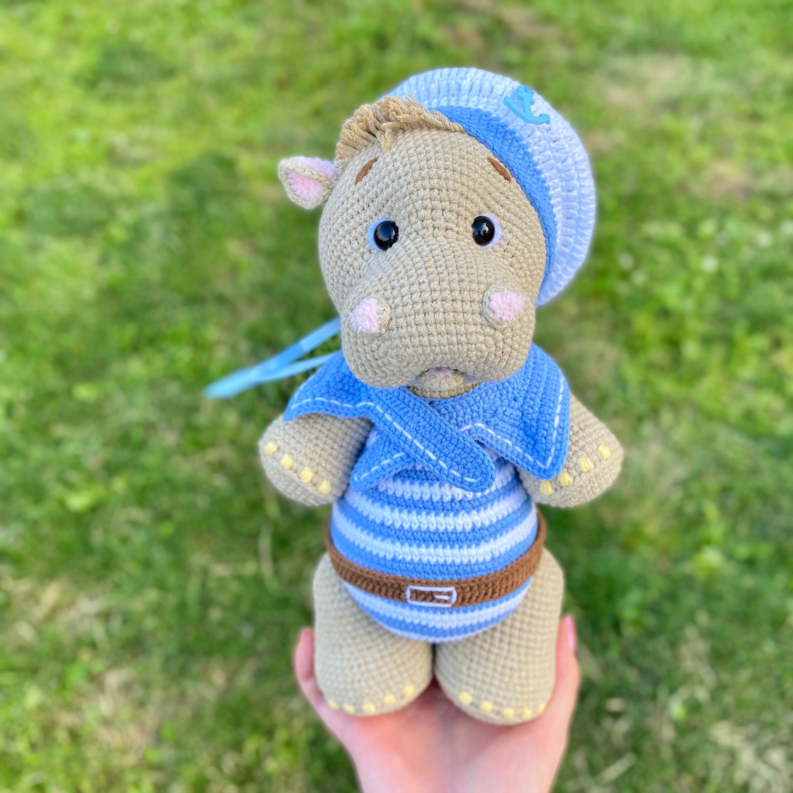 Crochet Hippo Pattern Amigurumi Hippo Pattern Crocheted Lovely Pattern ...