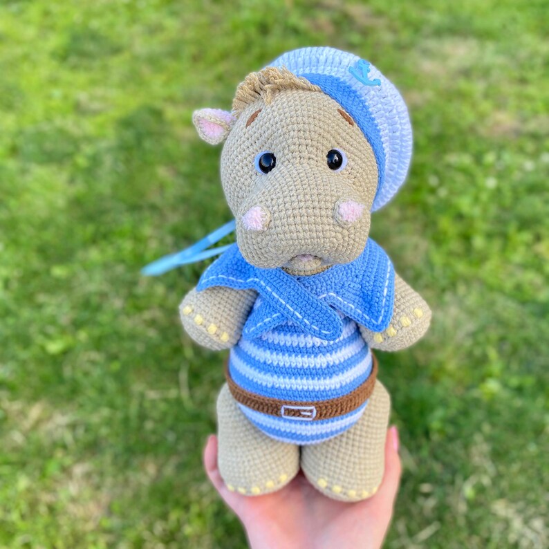 Crochet Hippo Pattern Amigurumi Hippo Pattern Crocheted Lovely Pattern ...