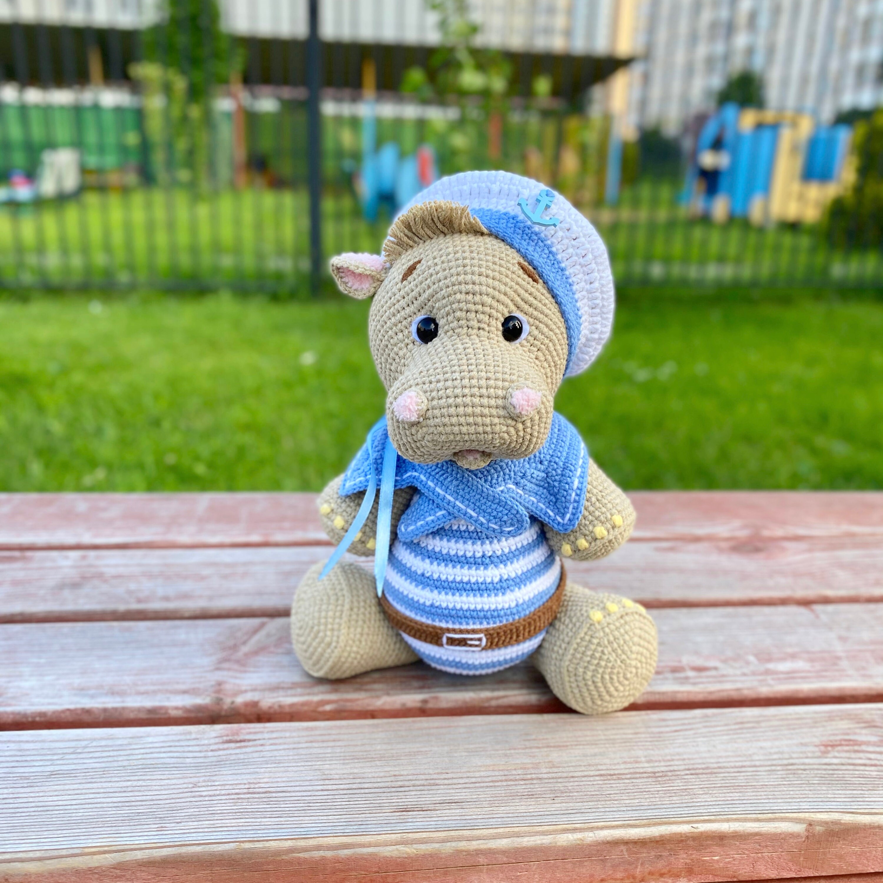 Crochet Hippo Pattern Amigurumi Hippo Pattern Crocheted Lovely Pattern ...