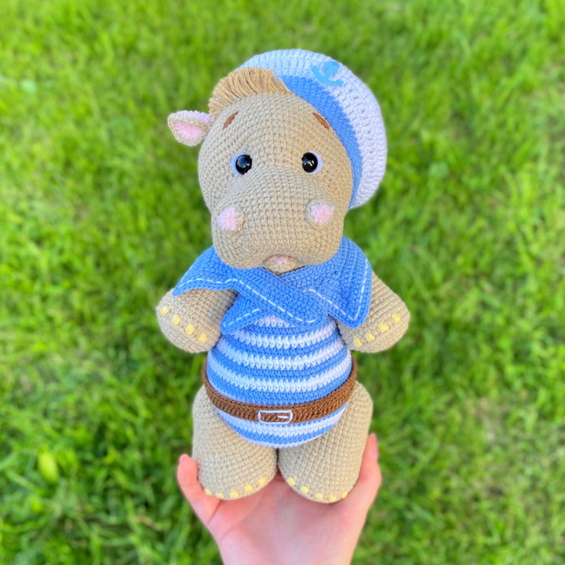 Crochet Hippo Pattern Amigurumi Hippo Pattern Crocheted Lovely Pattern ...