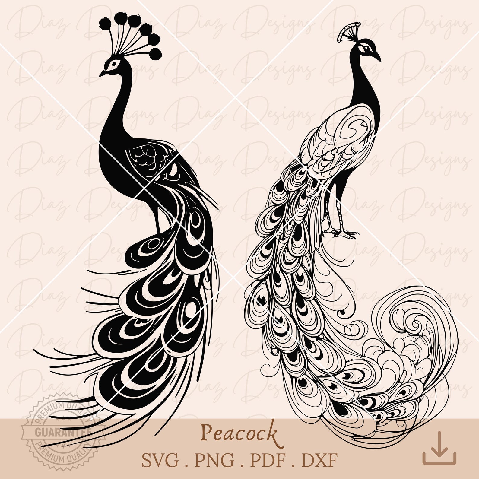 Peacock Svg, Peacock Clipart, Peacock Cut Files Cricut, Peacock Png ...