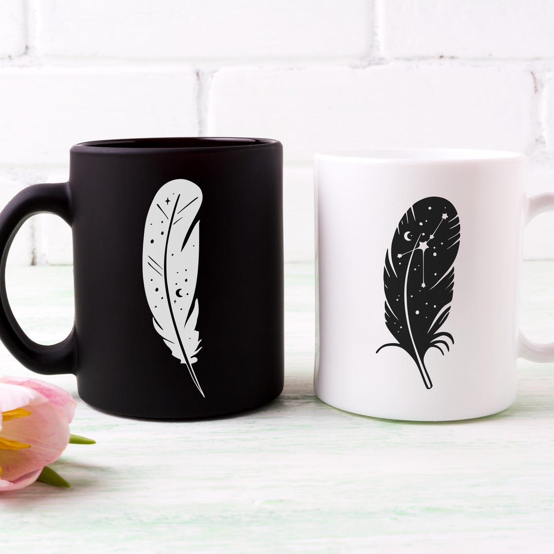 Feather Bundle Svg, Mystical Feather Svg, Witchy Feather Svg, Boho ...