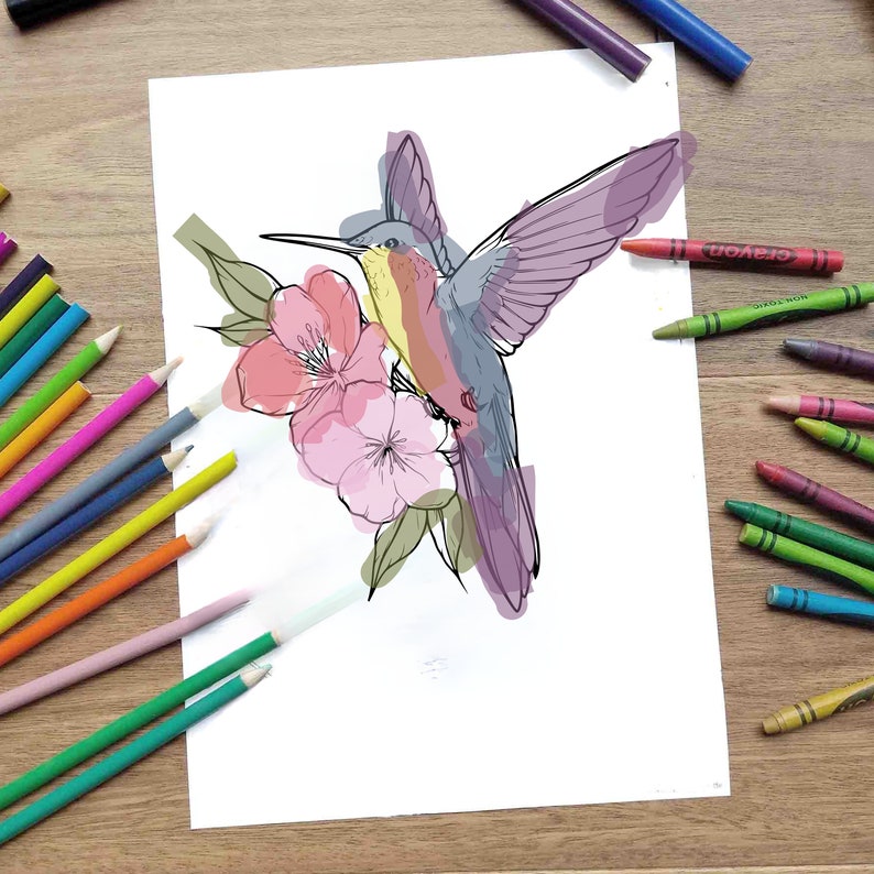 Hummingbird Svg, Hummingbird Cut File, Bird Svg File, Hummingbird ...