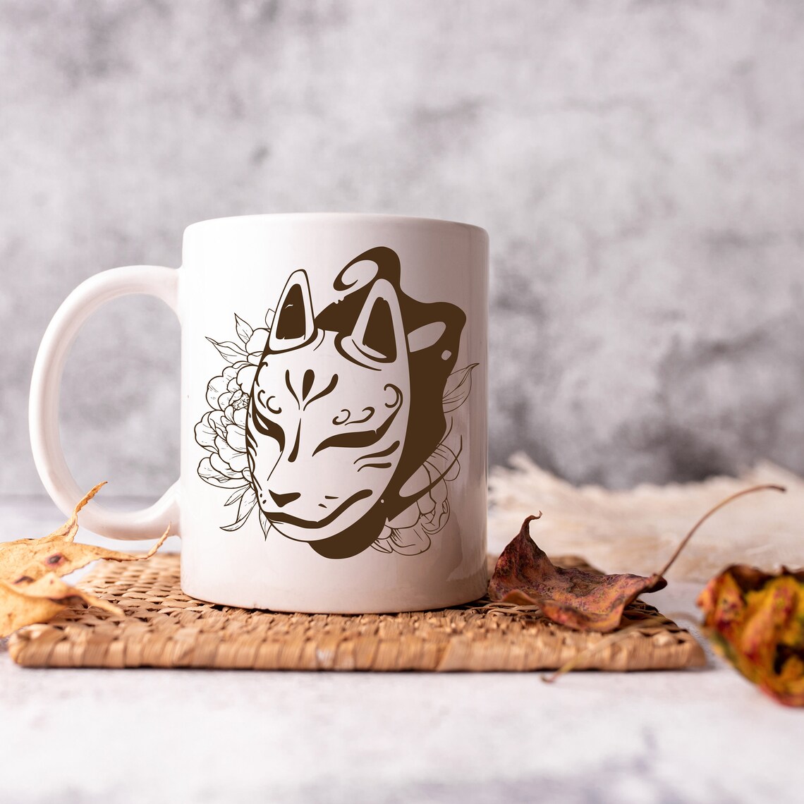 Kitsune Mask Svg, Japanese Mask Svg, Japanese Fox Clipart, Fox Mask Cut ...