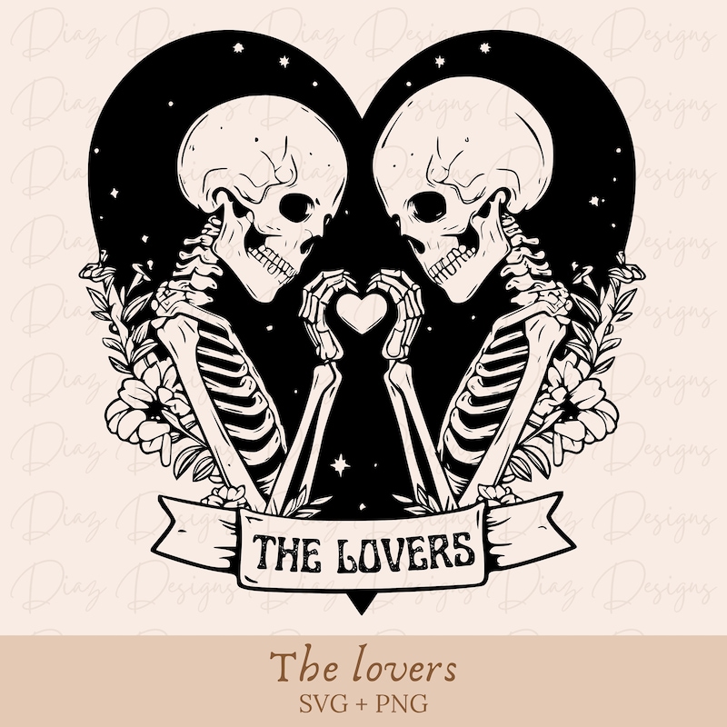 Skeleton Lovers Art - Etsy