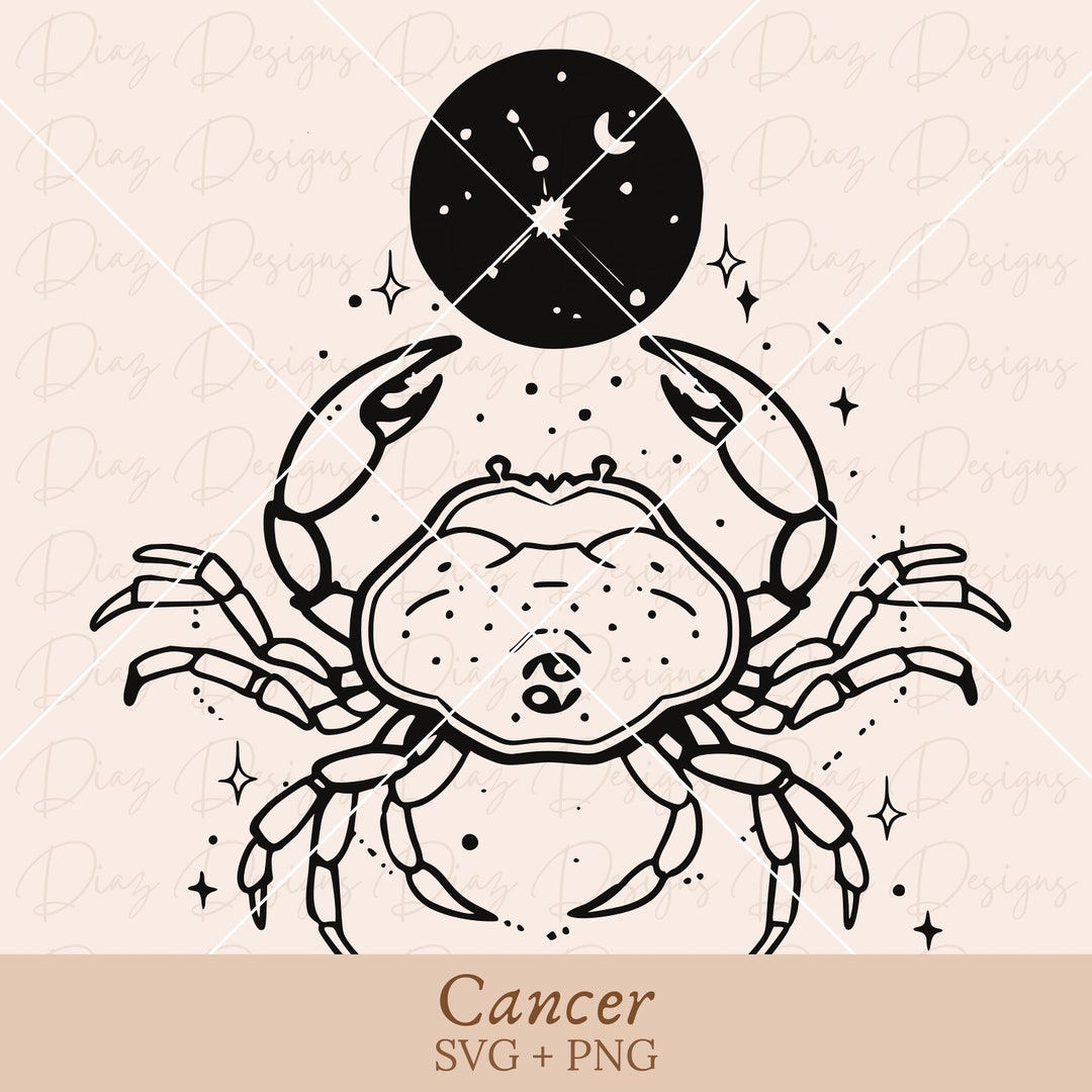 Cancer Zodiac Symbol Svg, Cancer Horoscope Png, Cancer Astrology Sign ...