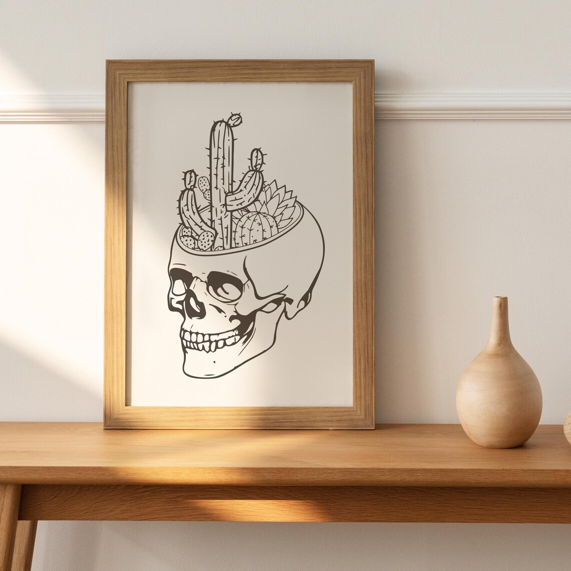 Skull Cactus Succulent Svg, Skull Cactus Png, Floral Skull Svg, Skull ...
