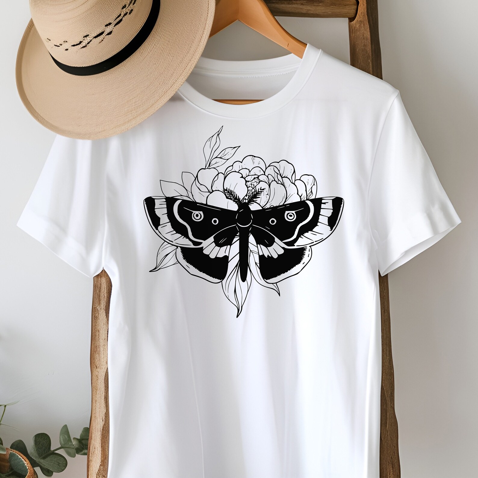 Floral Moth Svg, Celestial Moth Svg, Mystical Moth Svg, Witch Moth Png ...