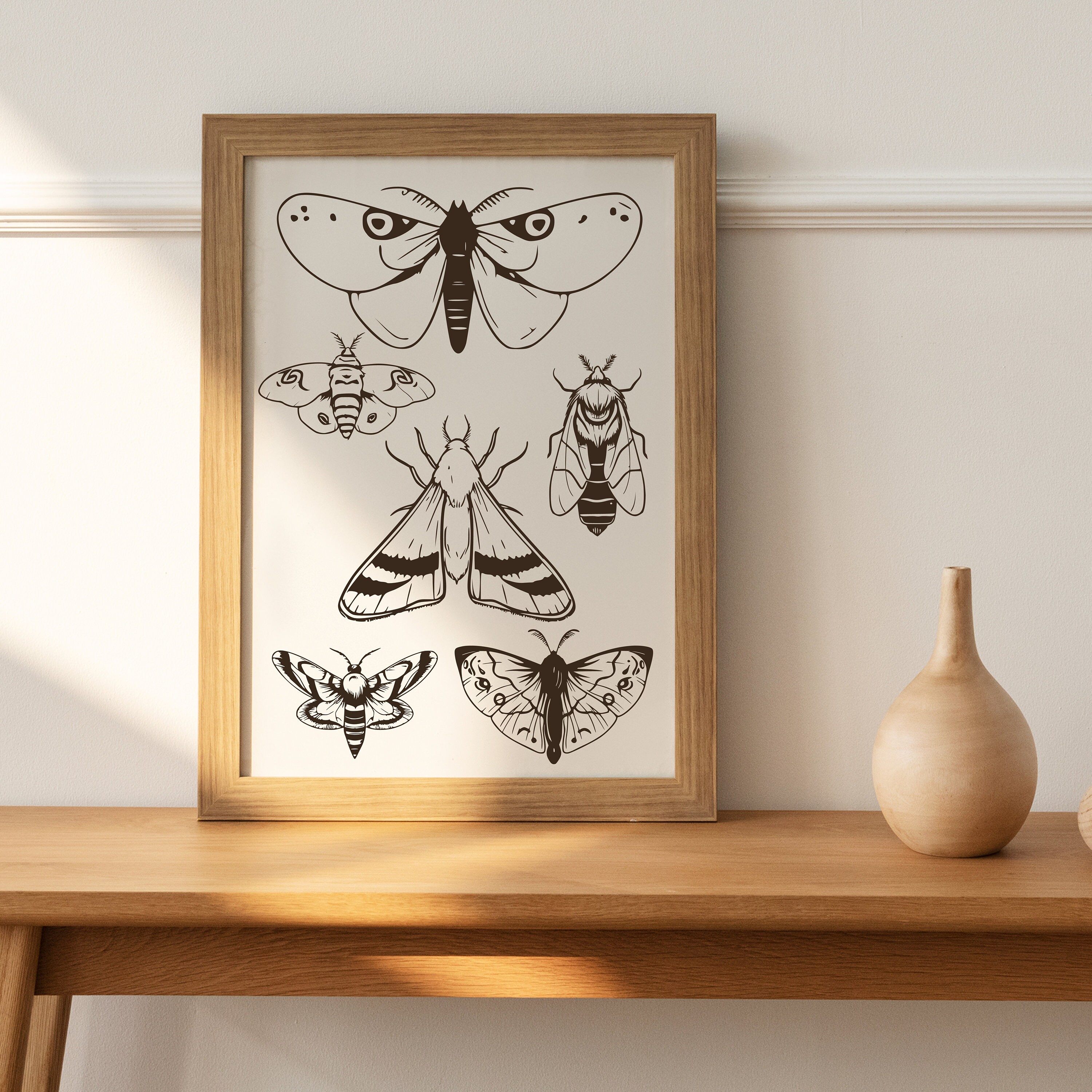 Moth Svg Bundle, Celestial Moth Svg, Mystical Moth Svg, Witch Moth Svg ...