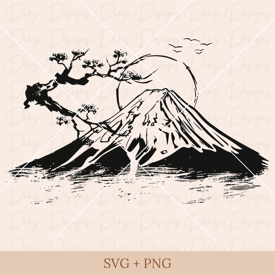 Japan Mount Fuji Svg, Mount Fuji Clipart, Mount Fuji Vector, Japanese ...