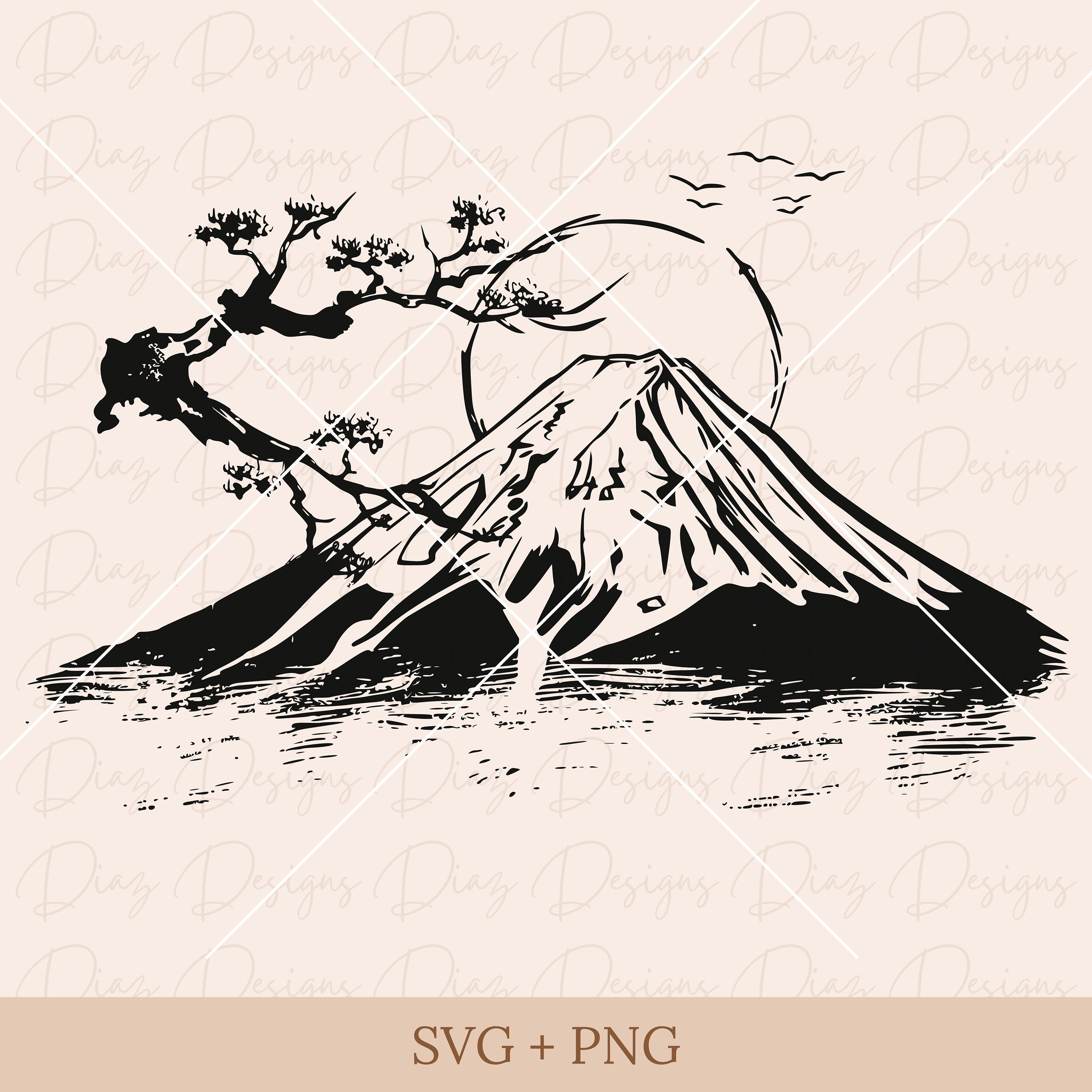 Japan Mount Fuji Svg, Mount Fuji Clipart, Mount Fuji Vector, Japanese ...