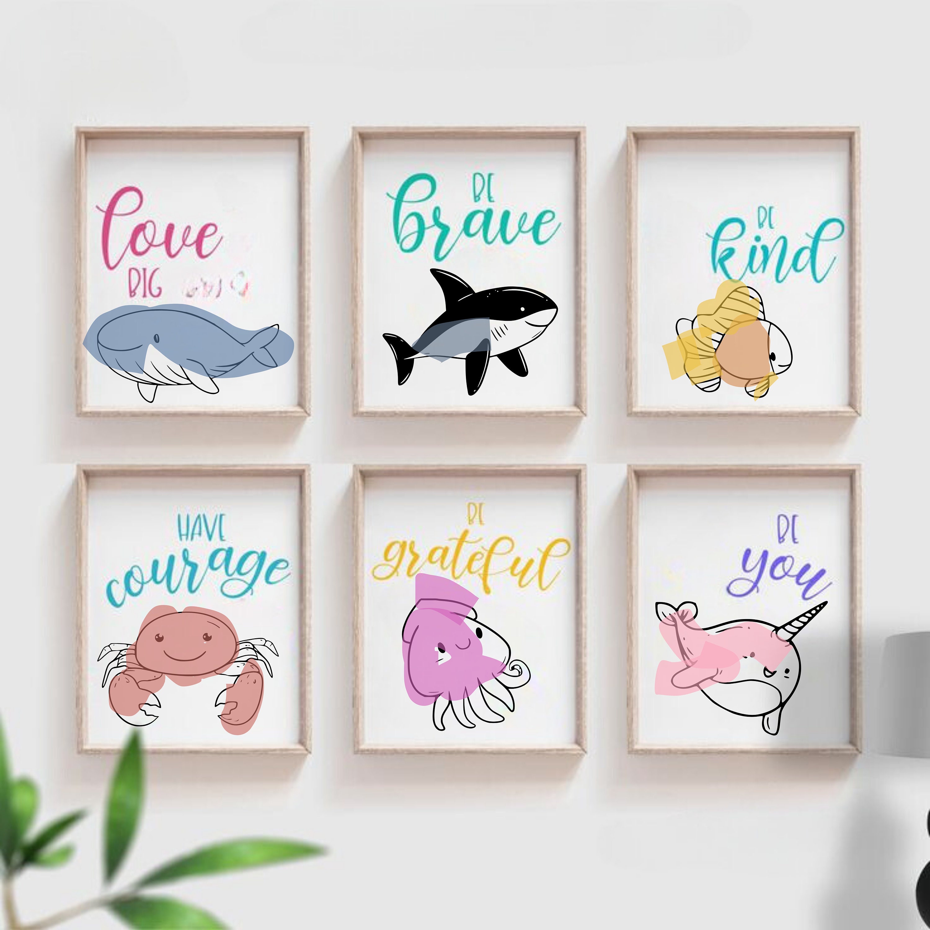 Sea Animals Bundle Svg, Ocean Bundle Svg, Ocean Life Svg, Ocean Animals ...