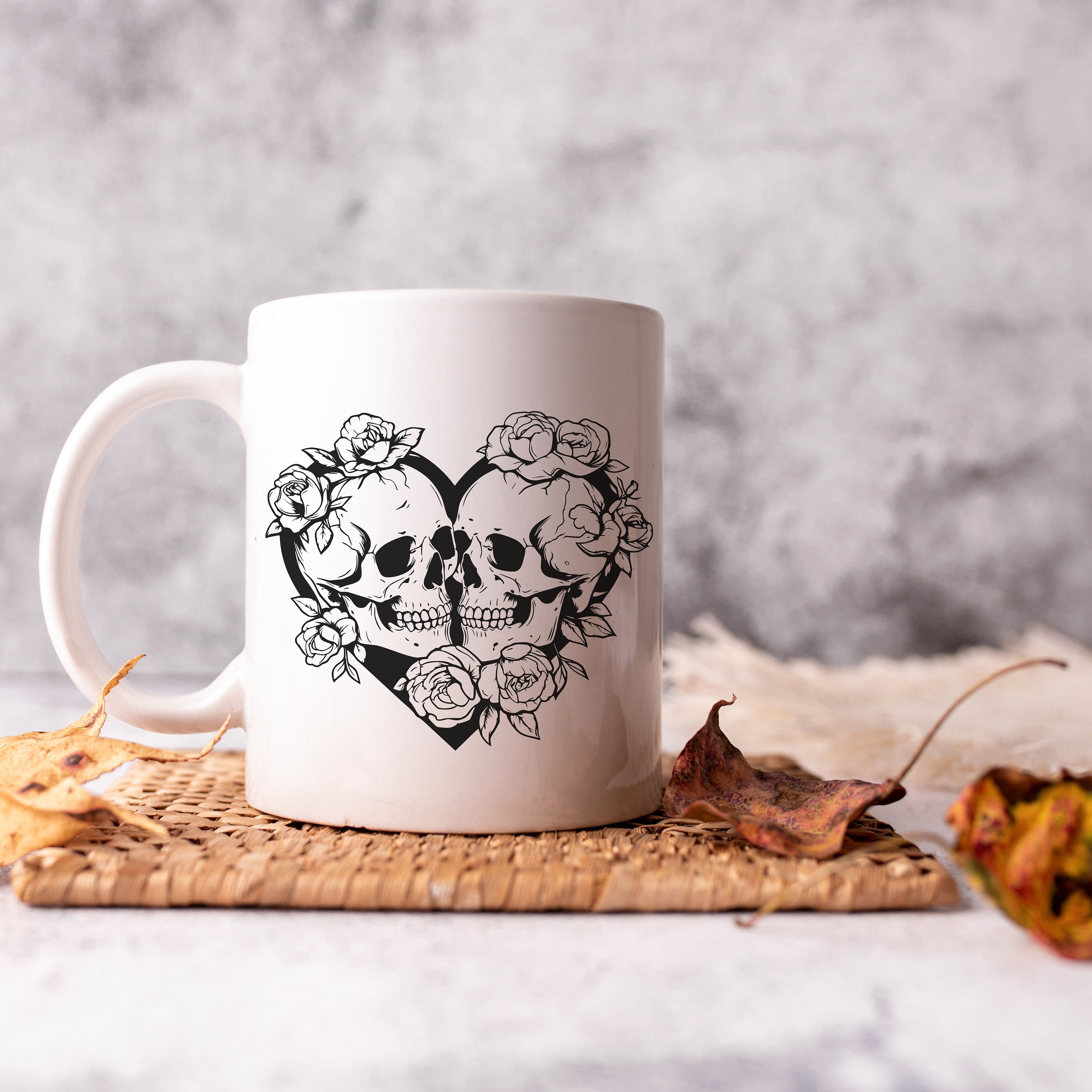 Lovers Tarot Svg, Skull Lovers Svg, Skeleton Lovers Svg, Skull Heart ...