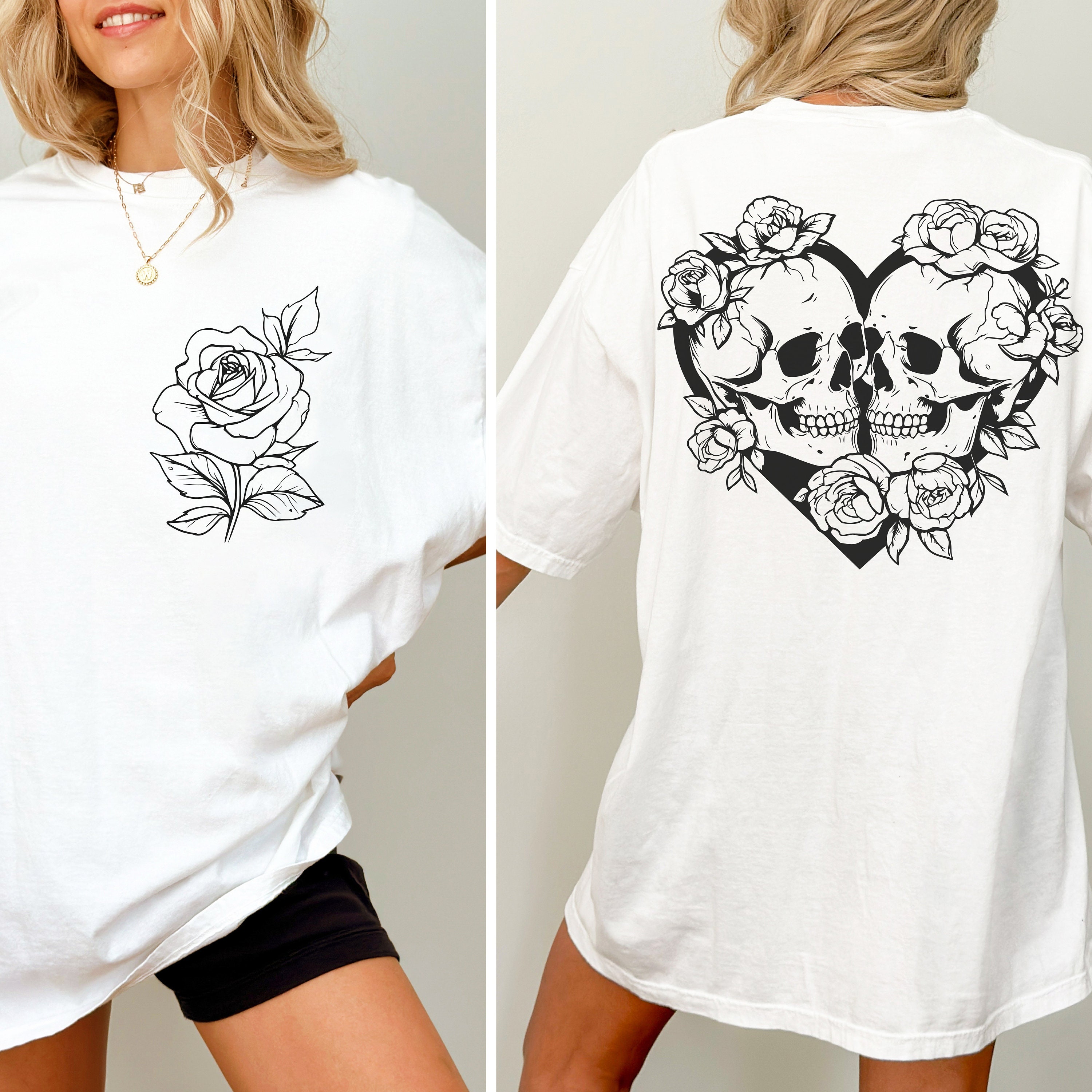 Lovers Tarot Svg, Skull Lovers Svg, Skeleton Lovers Svg, Skull Heart ...