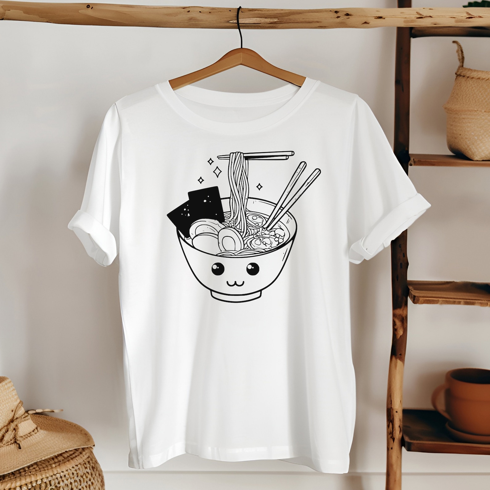Kawaii Ramen Svg, Ramen Cut File, Ramen Drawing Clipart, Ramen Cricut ...
