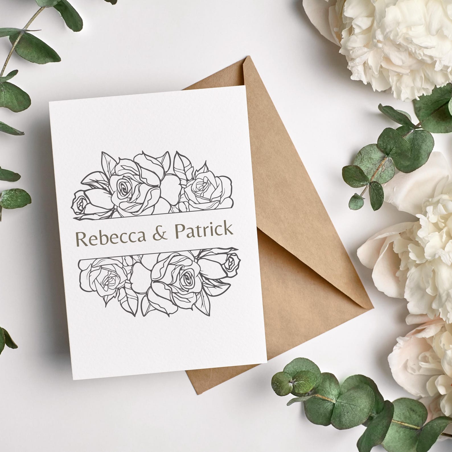 Split Floral Border Svg, Split Name Frame Png, Botanical Wreath Cricut ...