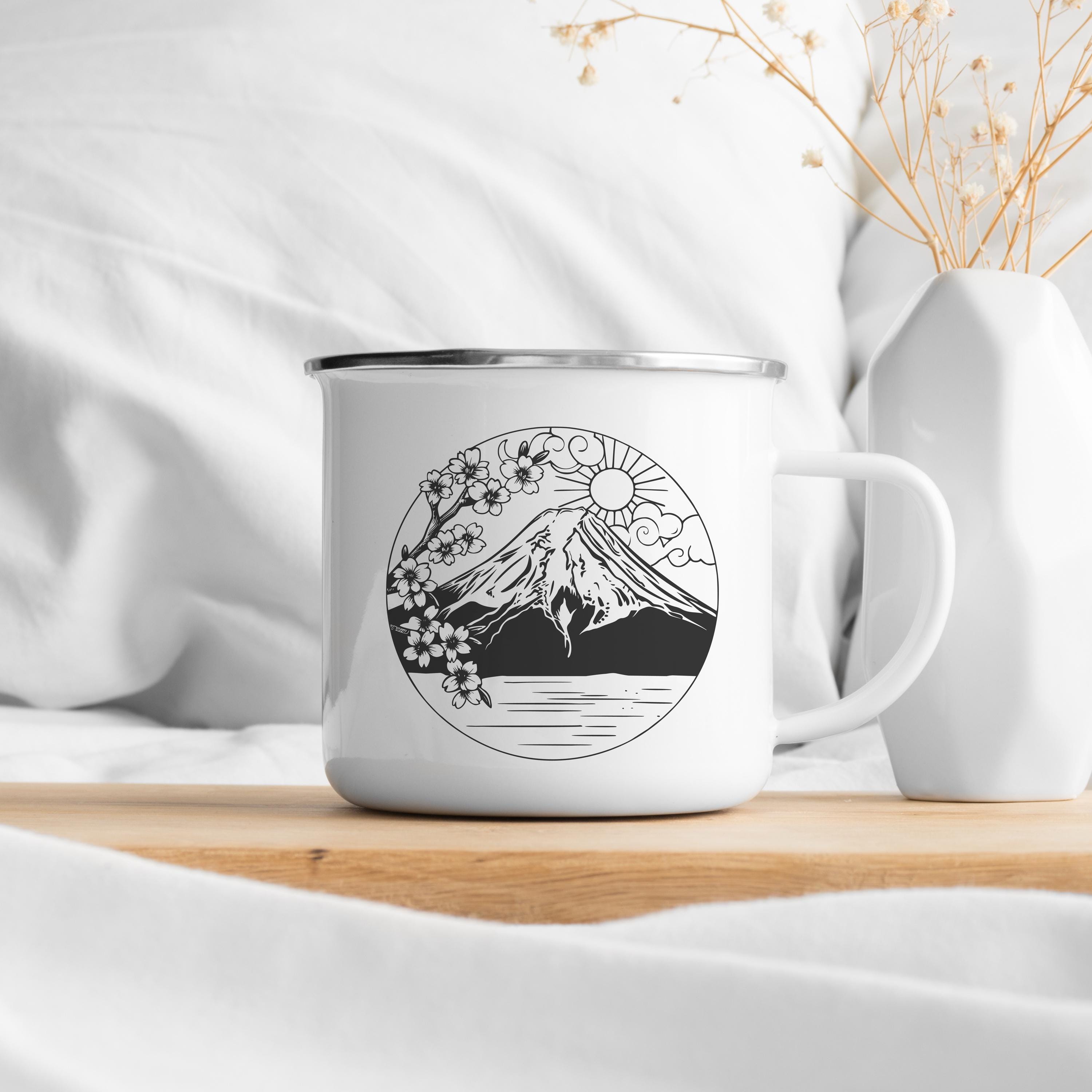 Mount Fuji Japan Svg, Mount Fuji Clipart, Mount Fuji Vector, Japanese ...