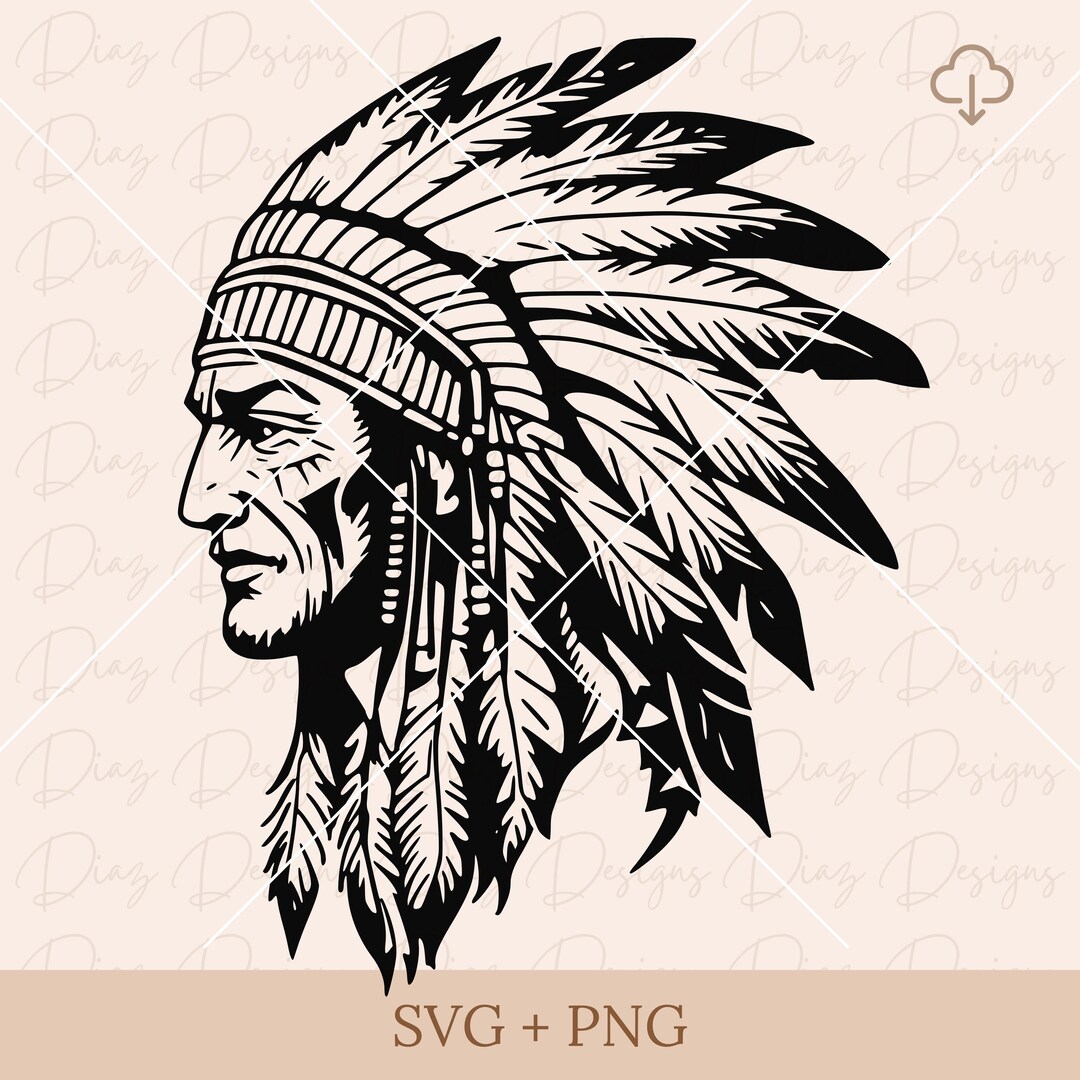 Native American Svg, American Indian Svg, Native Indian Warrior Svg ...
