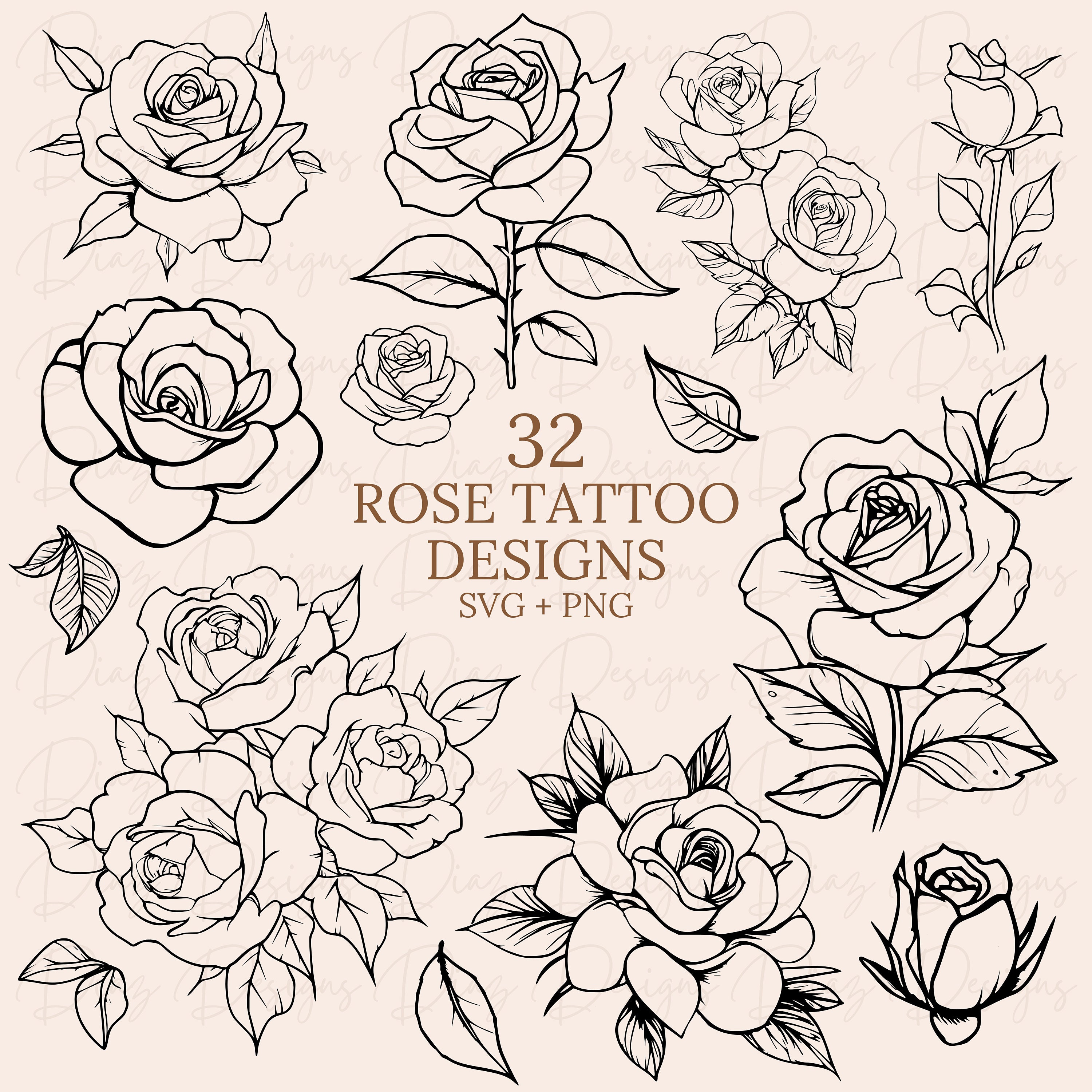 Plantillas De Tatuajes De Rosas Para Hombres 🔥🙌🏾Quedate Hasta